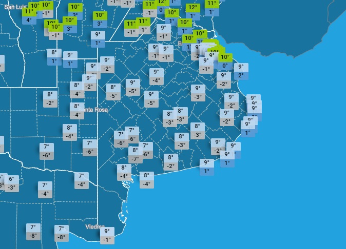 El Faro | Provincia de Buenos Aires: Frío extremo con mínimas de hasta ...